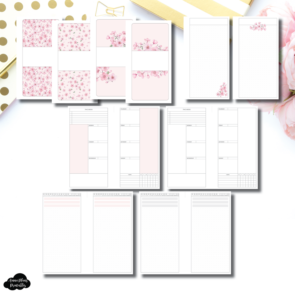 Pocket Plus Rings Size | Blossom Bundle Printable Insert ...