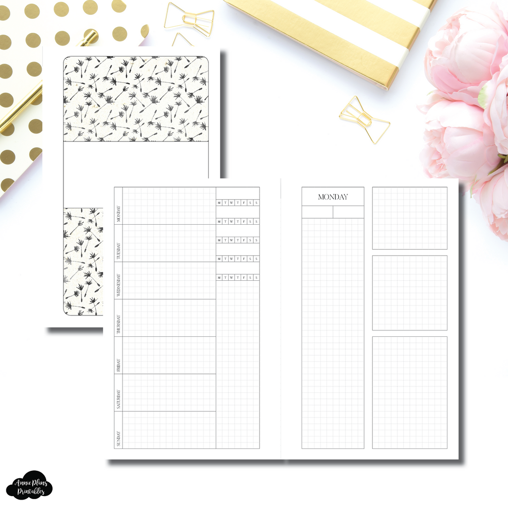 FC Rings Size | Undated Daily Grid Printable Insert ...